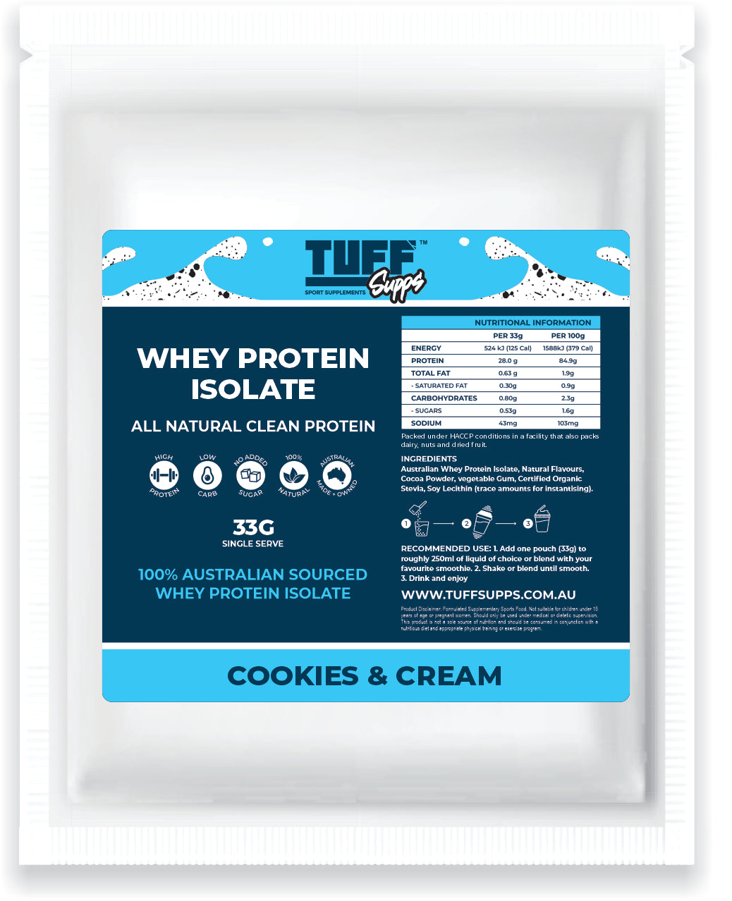 Premium Whey Protein Isolate - Sample – Tuff Supps