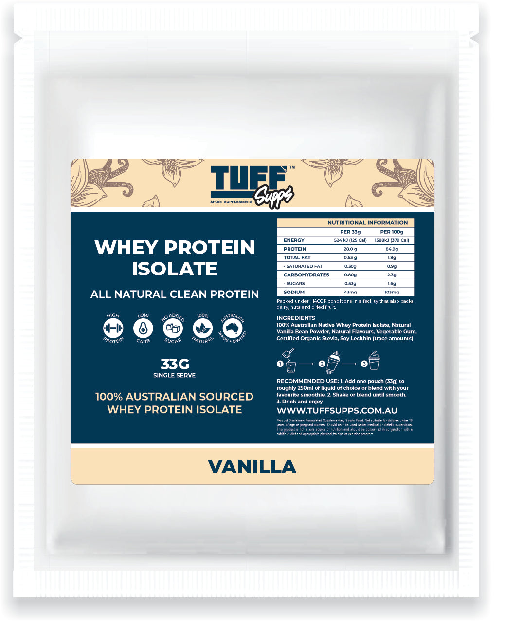 Whey Protein Isolate - Sample – Tuff Supps